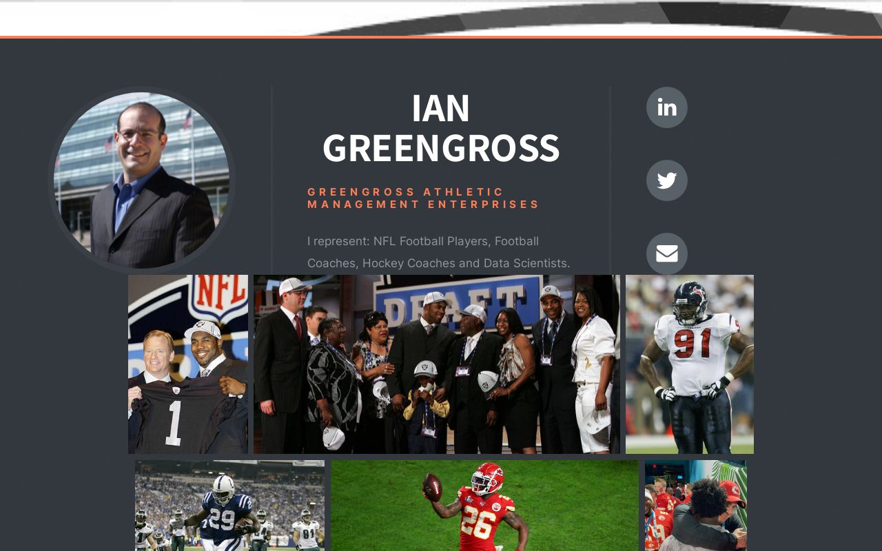 Ian Greengross - Sports Agent
